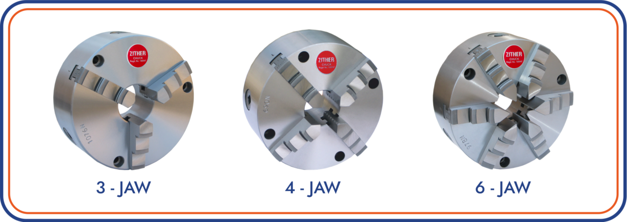 Self Centering Chuck (STC) & (BBC) 3,4,6 Jaw | Zither Chucks