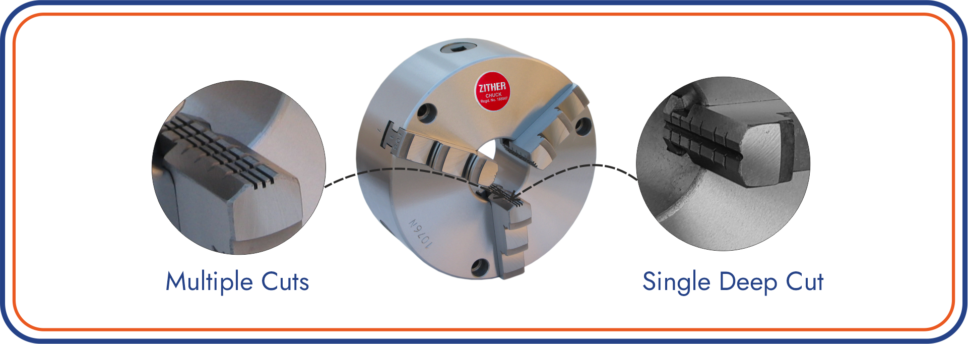 Crankshaft Grinder Chucks 3-Jaw | Zither Chucks