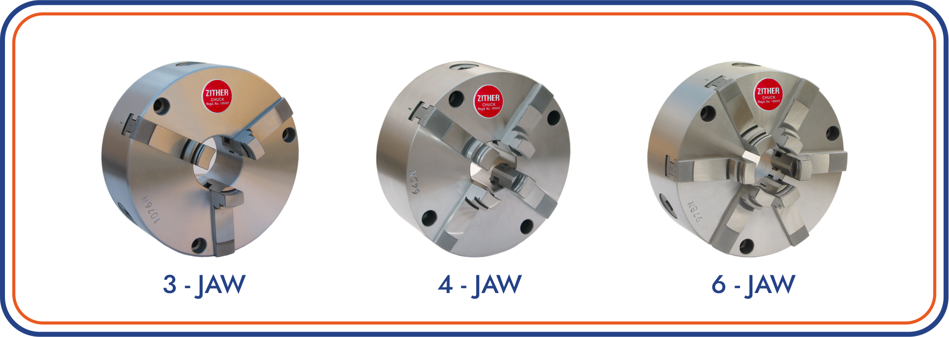 Bearing Races Chuck 3-4-6-Jaw | Zither Chucks